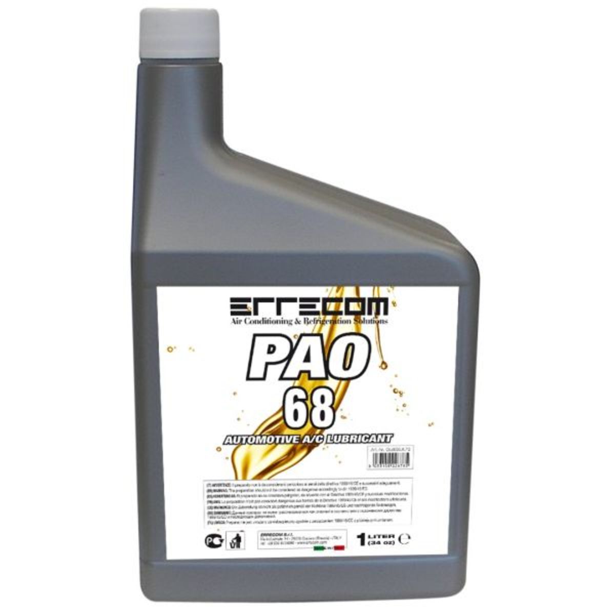 Olej do klimatyzacji PAO 68, 1L R134a, zawiera barwnik UV, PAO 68 + UV ...