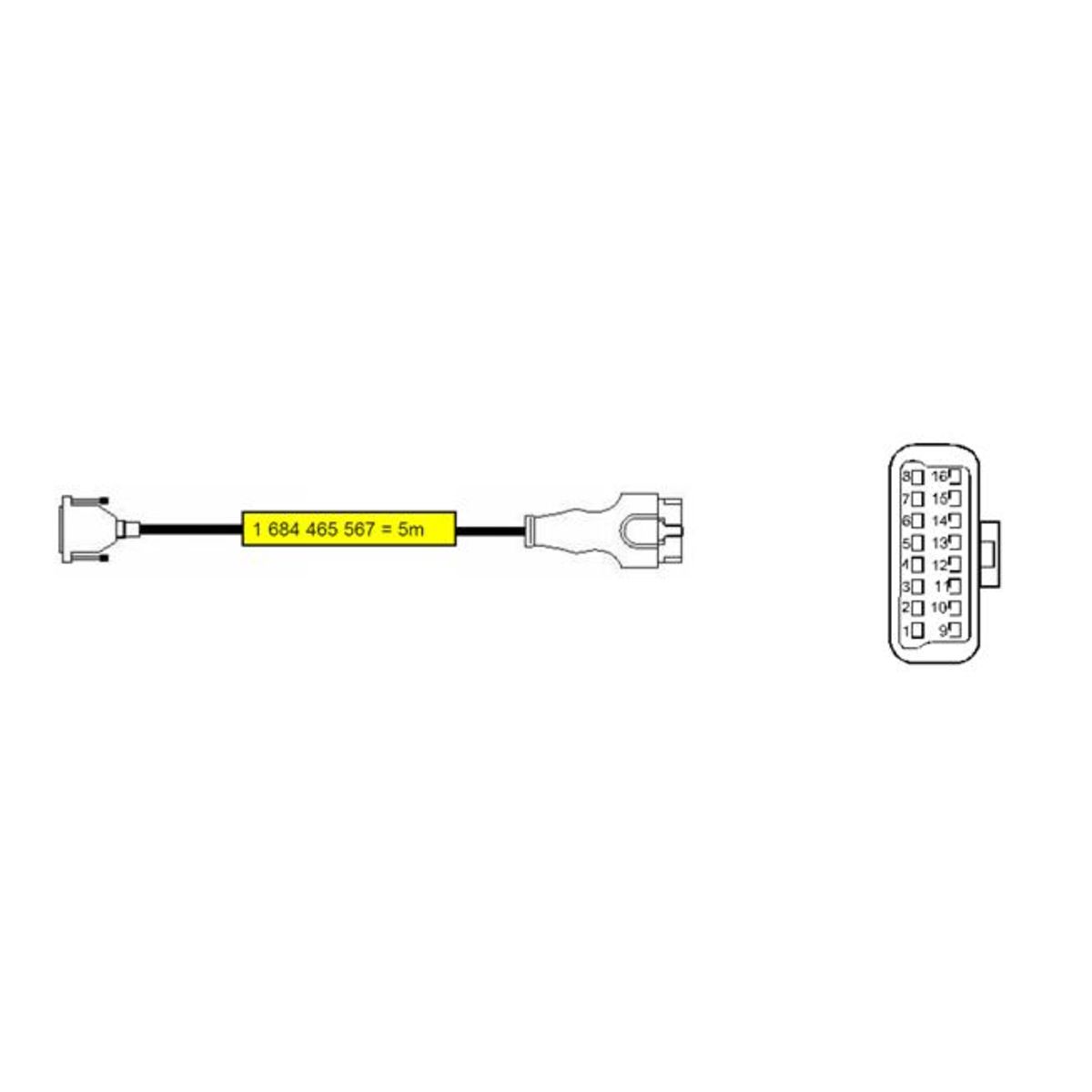 Przewody do testera usterek BOSCH 1 684 465 567 - Sklep Inter Cars Przewody do testera usterek BOSCH 1 684 465 567 - Sklep Inter Cars