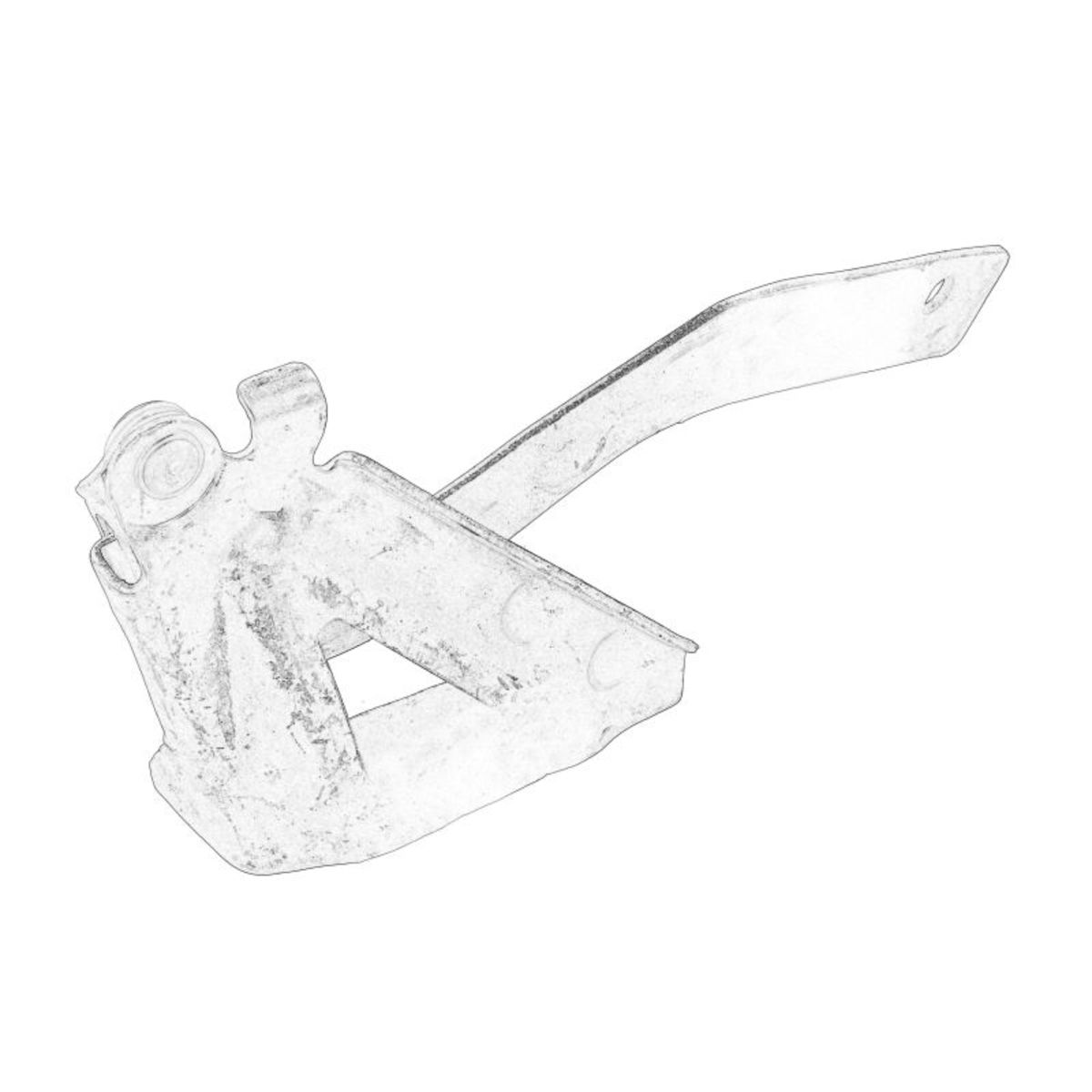 ZAWIAS POKRYWY SILNIKA OE FIAT 1352948080 Fiat FIORINO Furgon/minivan ...