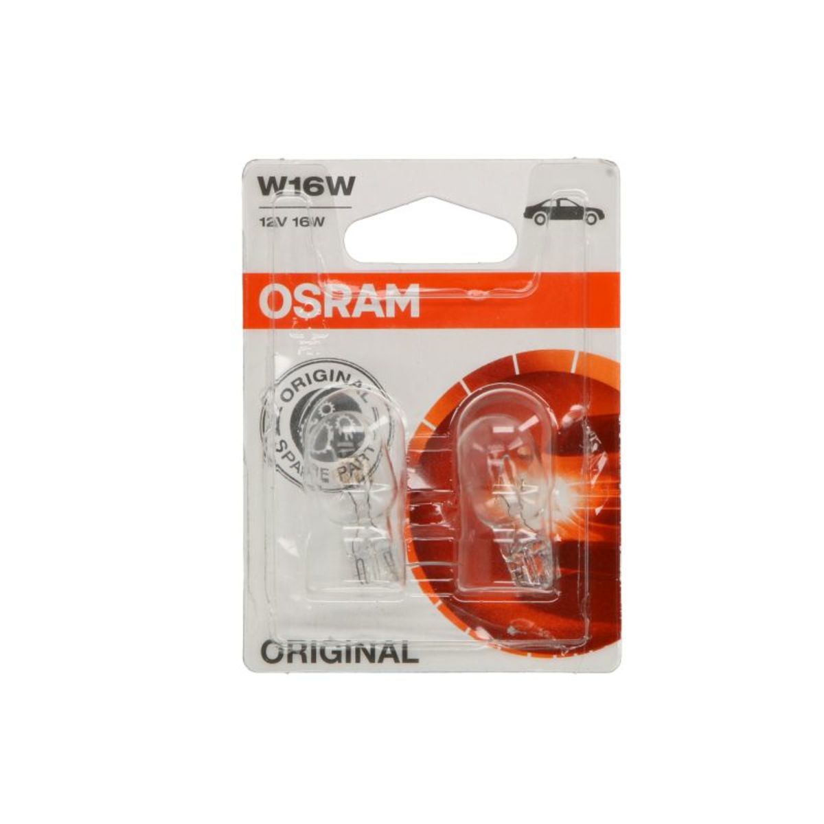 Ampoule secondaire OSRAM W16W Standard 12V/16W, 2 pièce pour Abarth ...