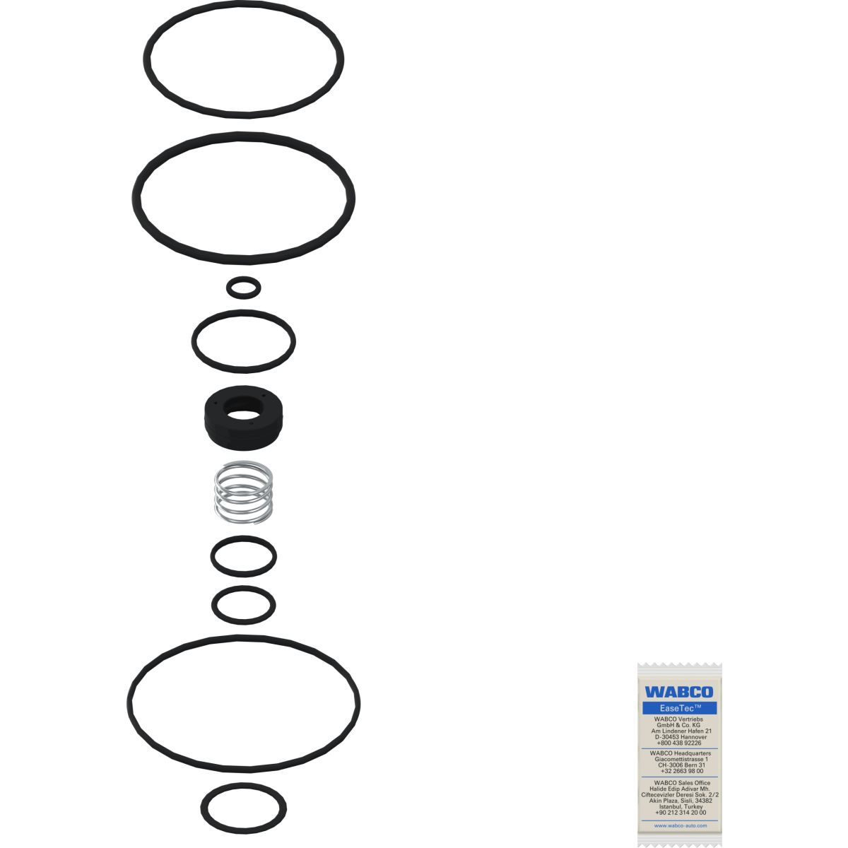 Reparatursatz, Relaisventil WABCO 9730110002 | motointegrator