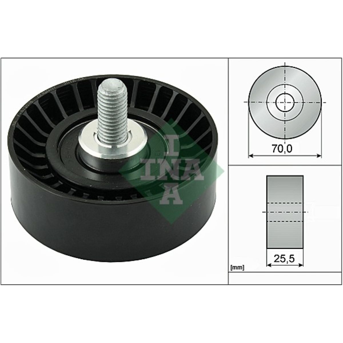 Umlenk-/Führungsrolle, Keilrippenriemen Schaeffler INA 532 0545 10 für ...