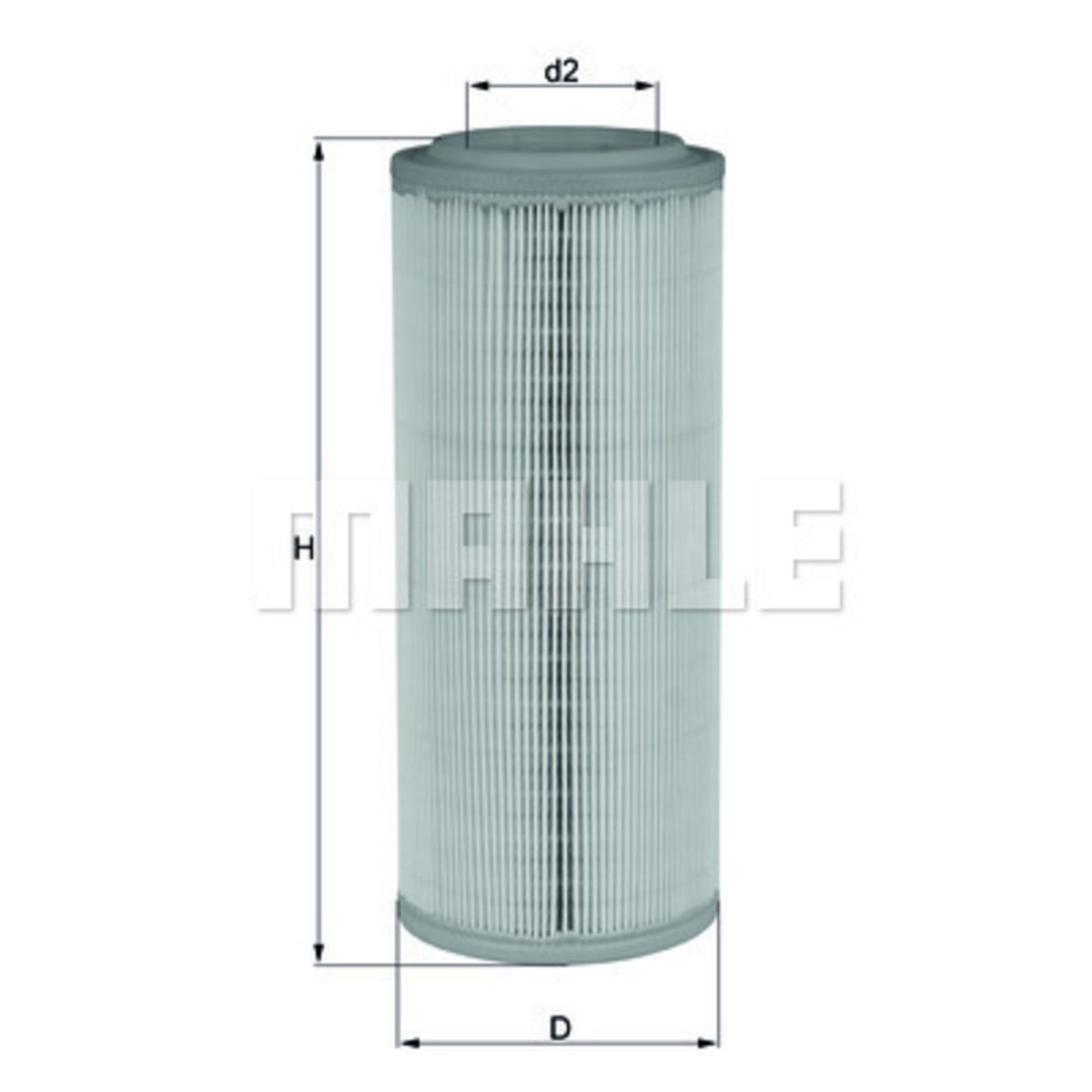 Filtr powietrza KNECHT LX 2682 (Fiat DOBLO Cargo (223), DOBLO (119 ...