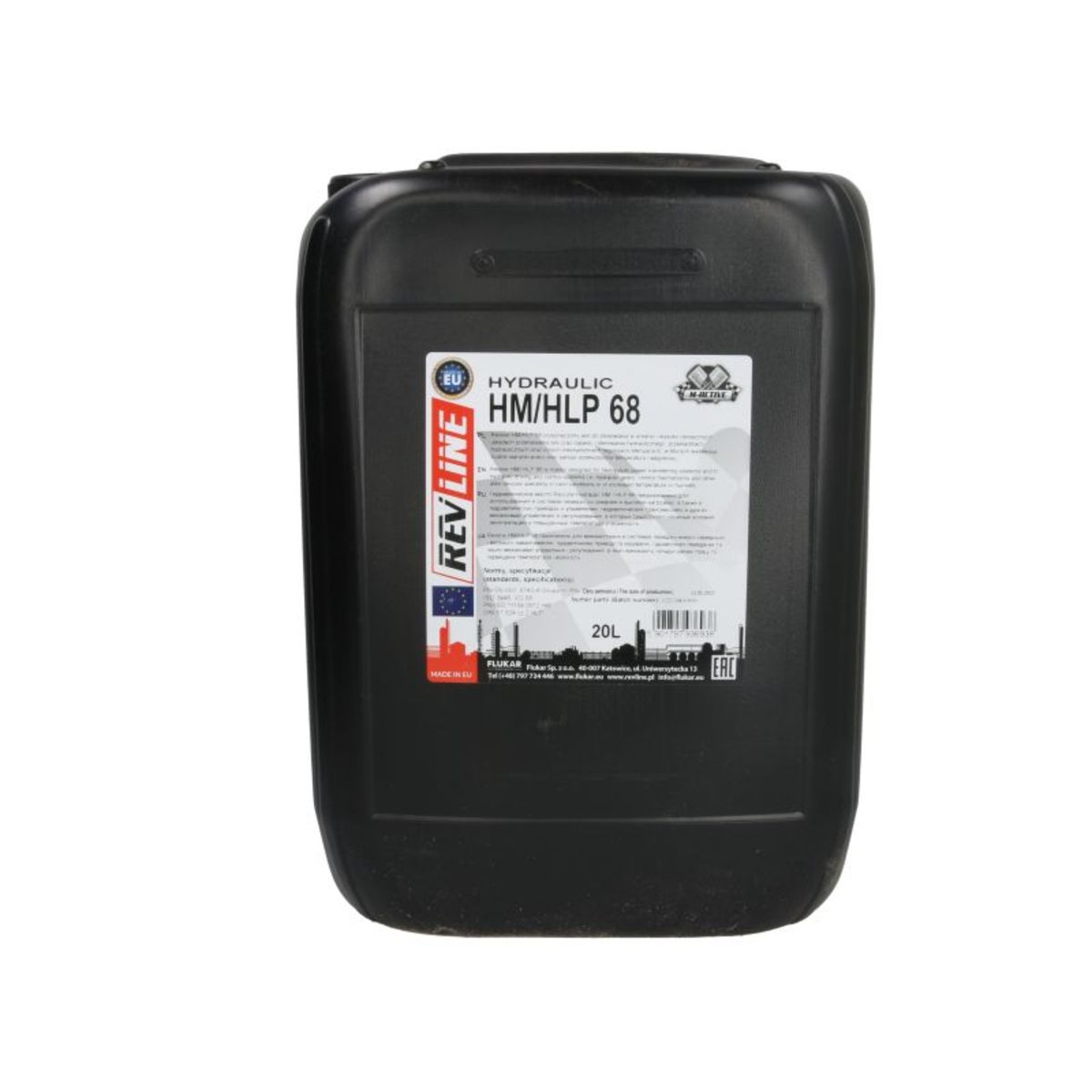 Olej hydrauliczny REVLINE HYDRA REV HM/HLP 68 20L - Sklep Inter Cars