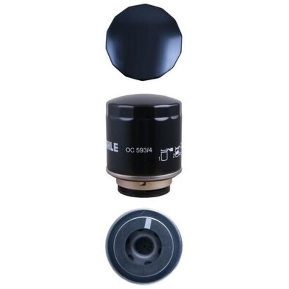 Ölfilter KNECHT OC 593/4 für Audi, Seat, Skoda