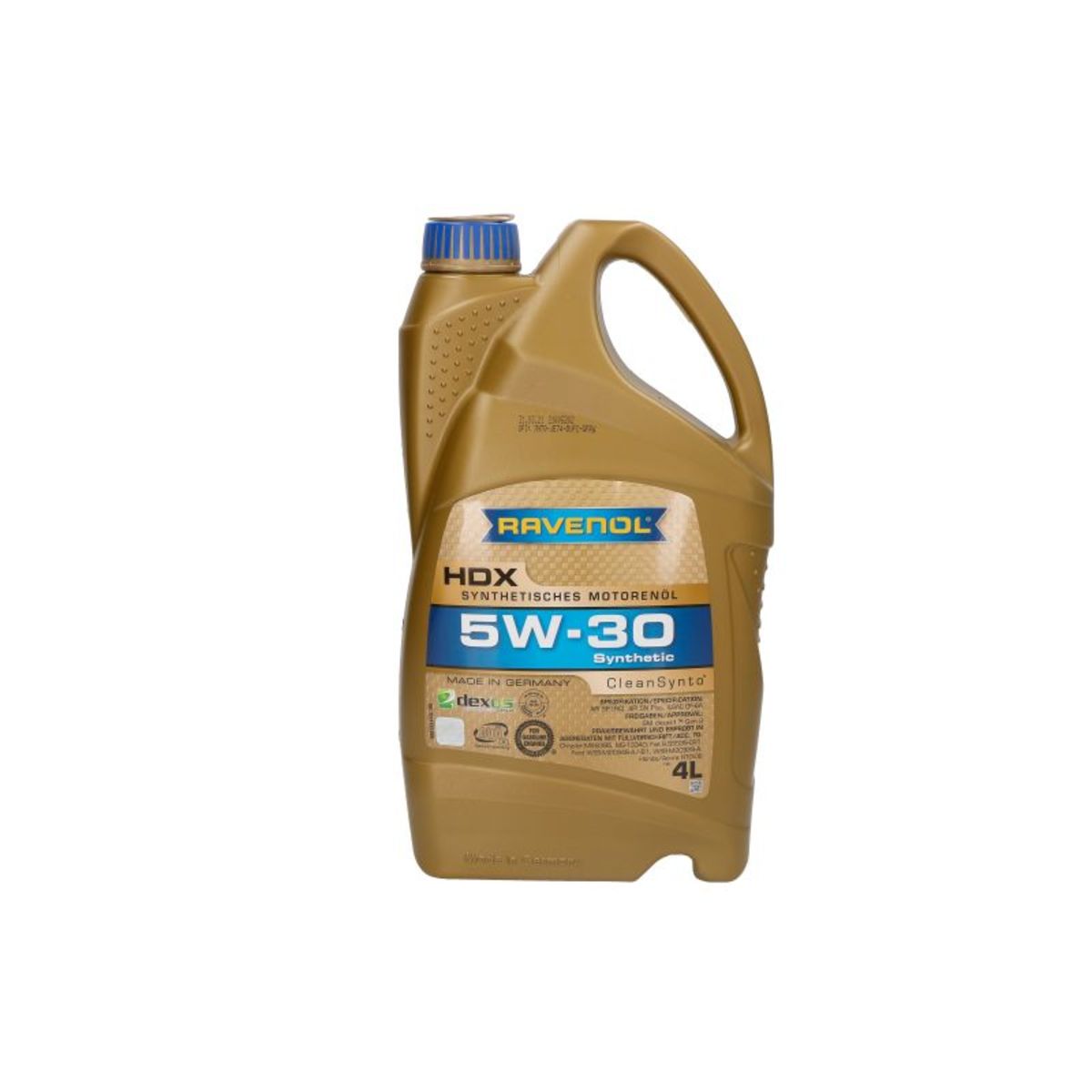 Olej silnikowy Cleansynto SAE 5W30 ;API SN; SN-RC; CHRYSLER MS-6395; F ...
