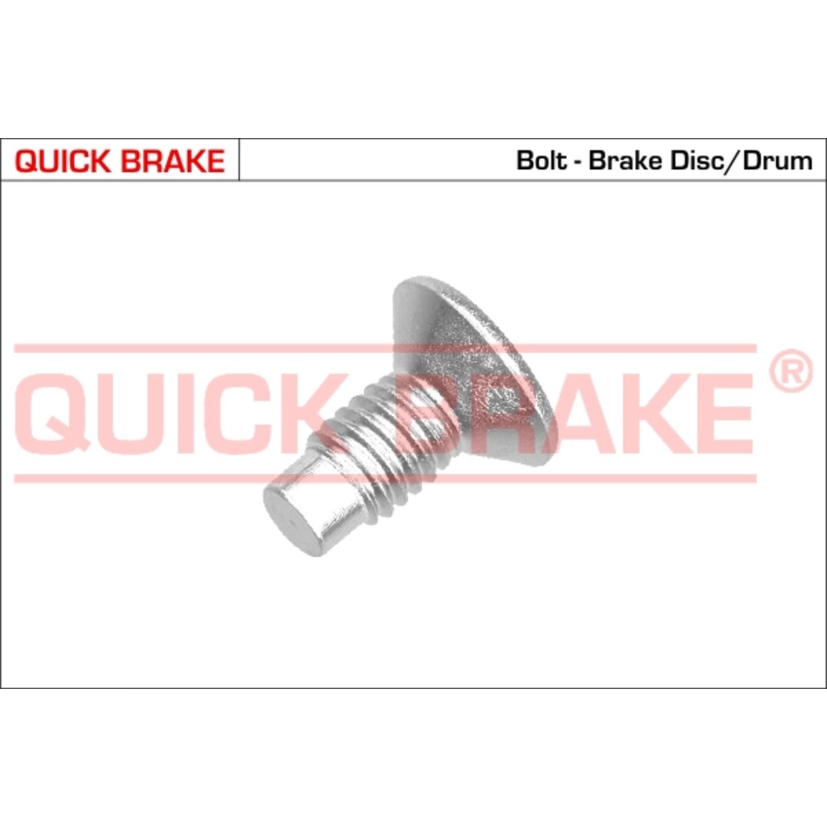 Befestigungsschraube, Bremsscheibe QUICK BRAKE 11663 für Dacia ...