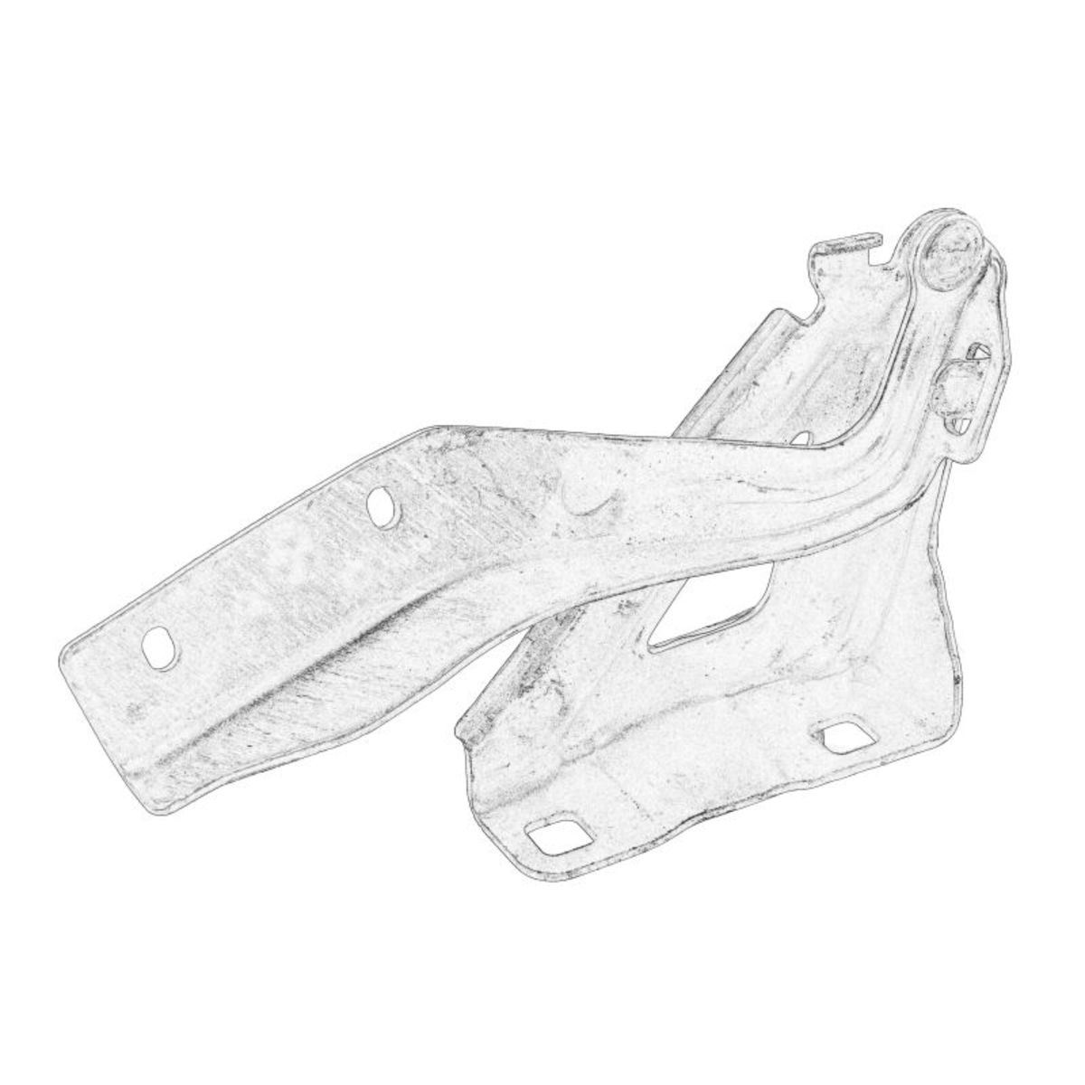 ZAWIAS POKRYWY SILNIKA OE FIAT 1352948080 Fiat FIORINO Furgon/minivan ...