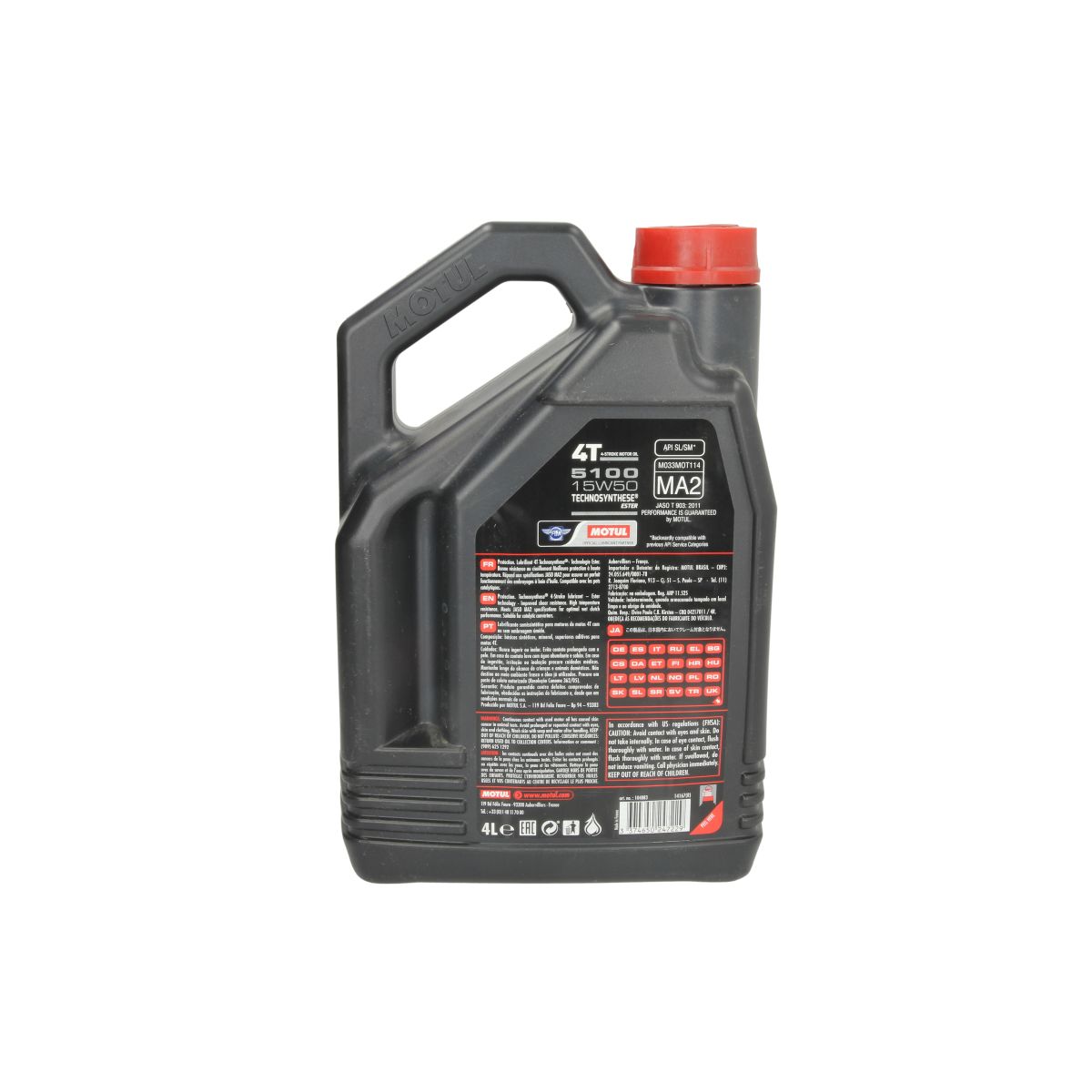 Motoröl MOTUL 5100 15W50 4L | motointegrator
