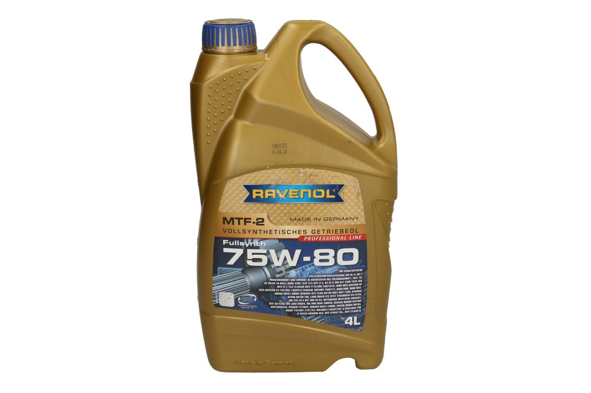 Olej przekładniowy RAVENOL RAV MTF-2 75W80, 4 litry - Sklep Inter Cars