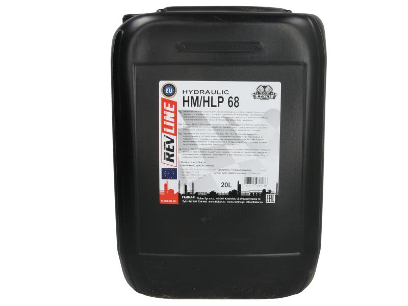 Olej hydrauliczny REVLINE HYDRA REV HM/HLP 68 20L - Sklep Inter Cars